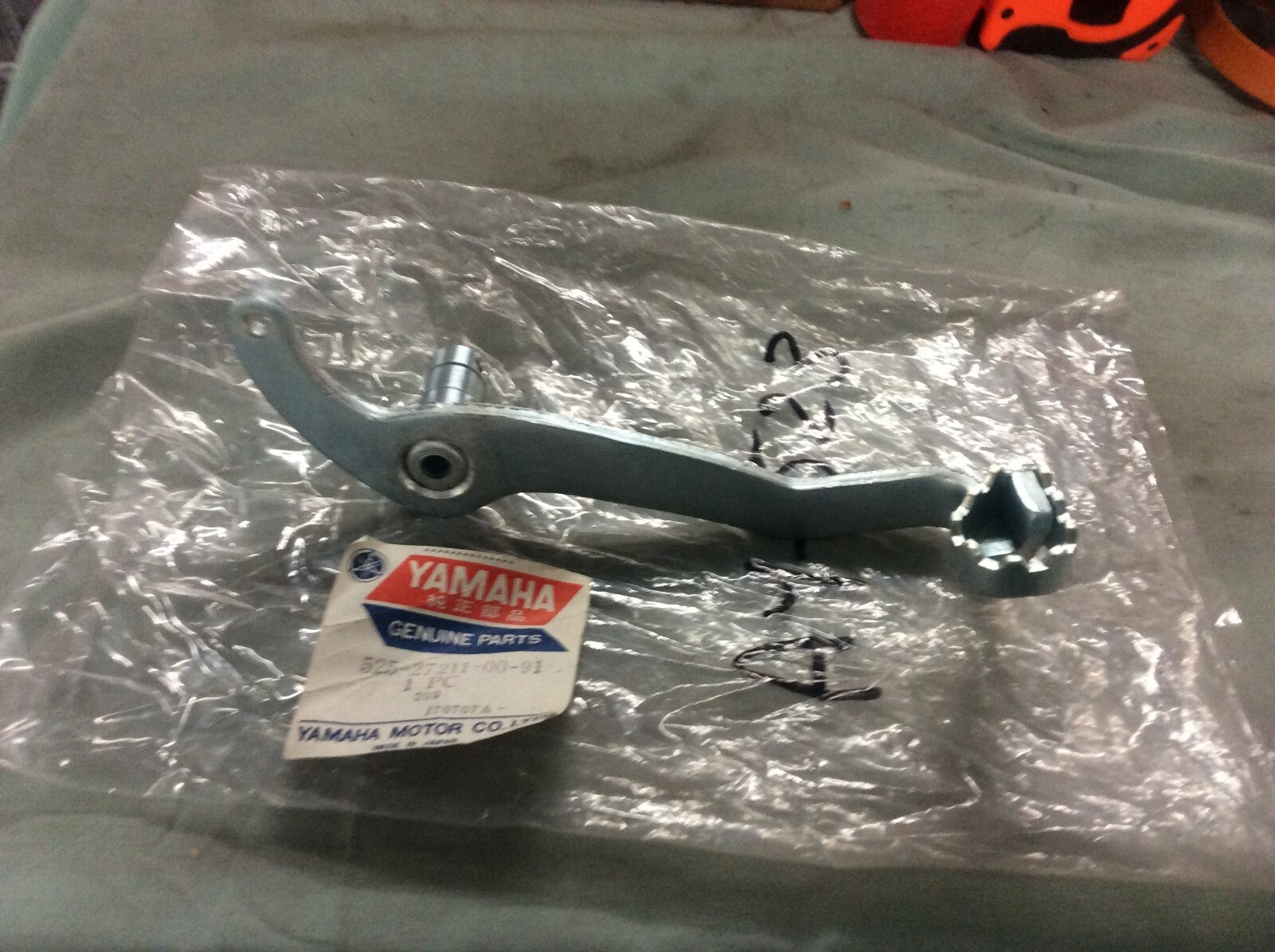GENUINE YAMAHA PARTS REAR BRAKE PEDAL TY175 1975-78 525-27211-00 525 ...