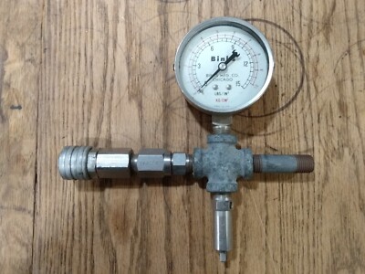 Binks Pressure Gauge 15 Psi With Attachments | eBay