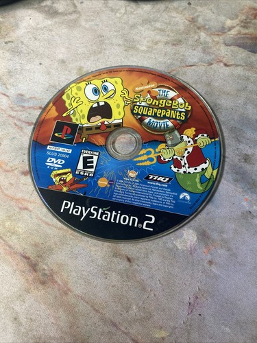 The SpongeBob SquarePants Movie (Sony PlayStation 2, 2004) Disc Only | eBay