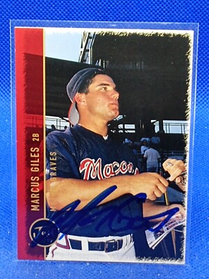 AUTOGRAPH AUTO Marcus Giles 1999 Just Macon Braves #22 | eBay