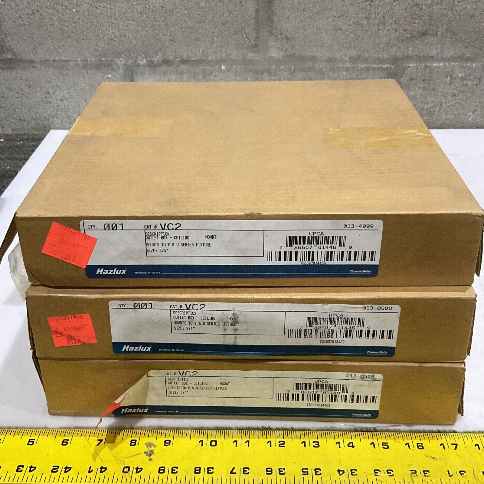 Hazlux Outlet 3/4" Box Ceiling Mount VC2 for sale online | eBay