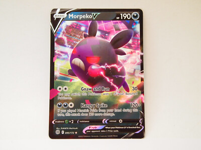 Morpeko V 095/172 Brilliant Stars Ultra Rare Holo Pokemon Card NM | eBay