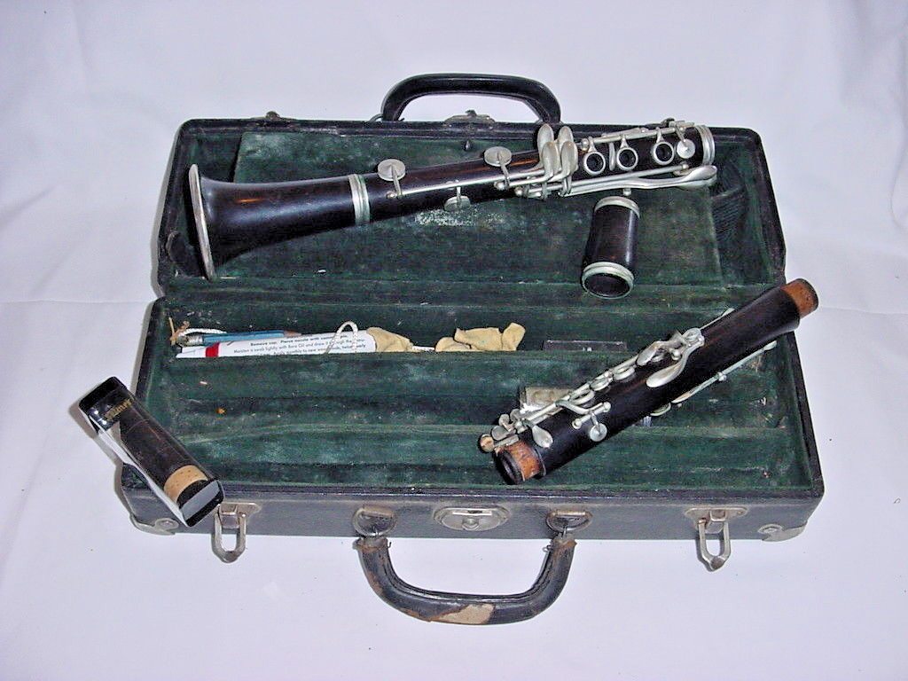VINTAGE H BETTONEY CLARINET WOOD CLARINET BOSTON USA | eBay