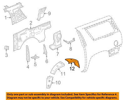 GM OEM 15-20 Escalade ESV Inner Components-Inner Wheelhouse 22789627 | eBay