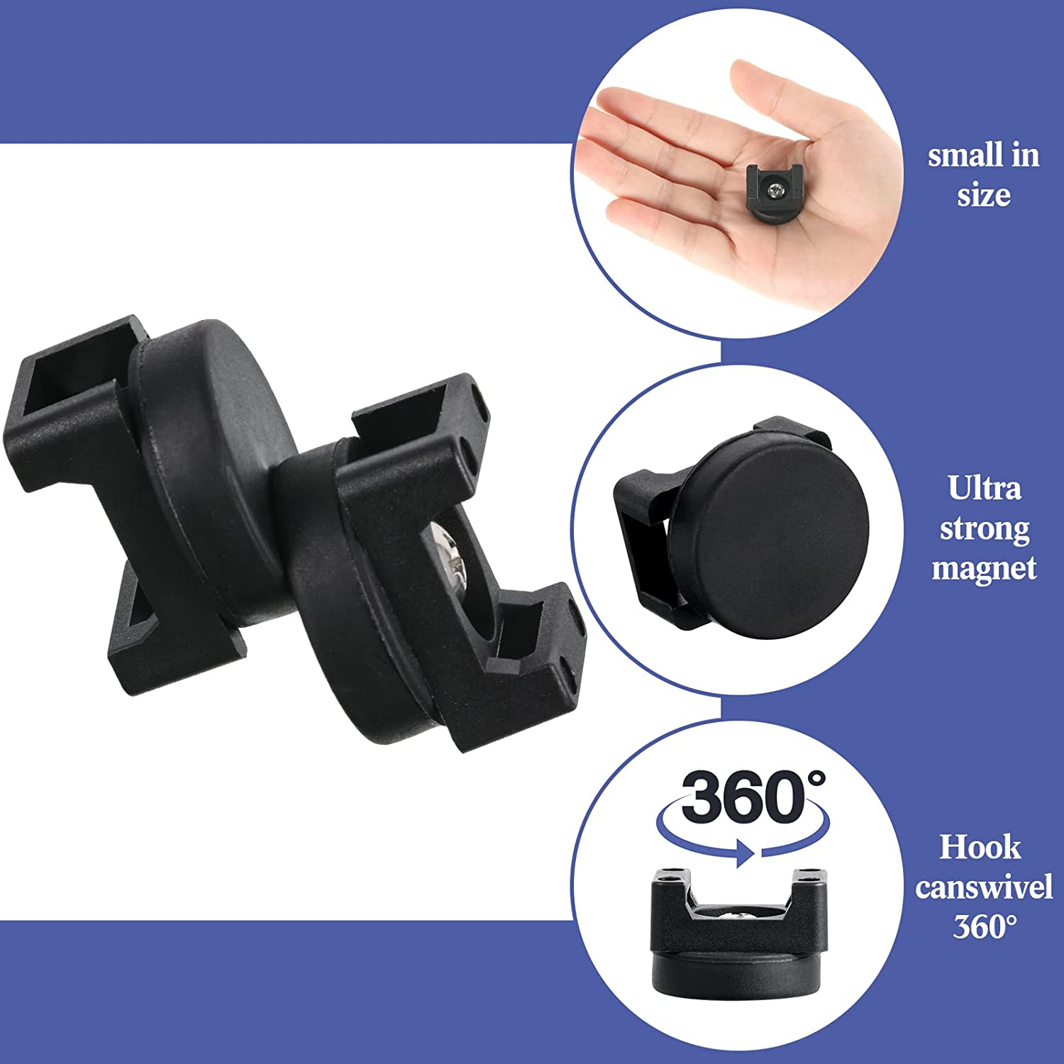 Magnetic Cable Tie Mount-Versatile Magnetic Cable Holder with Zip Tie ...