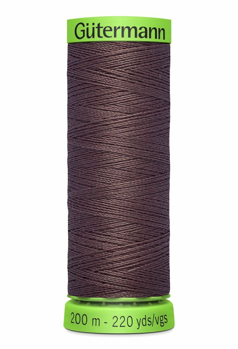 Gutermann Extra Fine Thread # 423 DARK COCOA BROWN, 200m Spool 100% Polyester | eBay