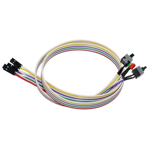 4in1 PC Power Reset Switch HDD Motherboar LED Cable Light Wire Kit for ...