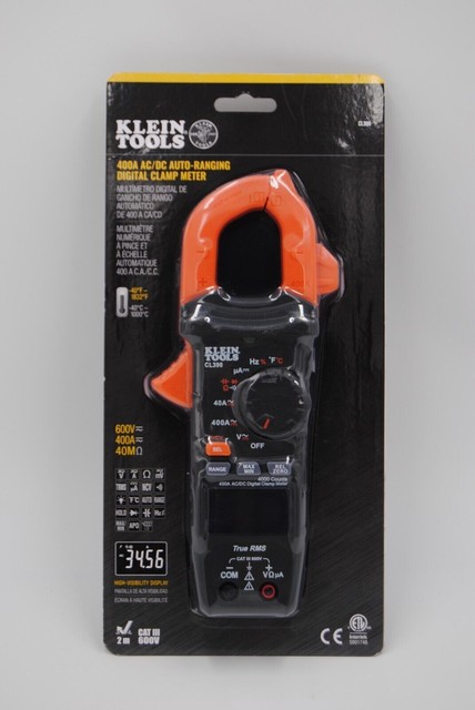 Klein Tools CL390 Auto-Ranging Digital Clamp Meter (CL390) for sale ...