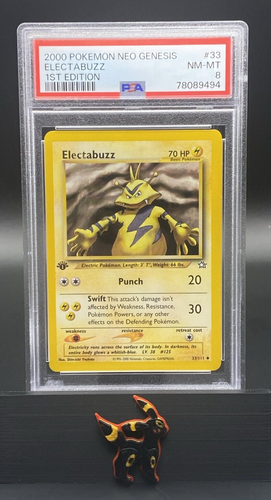 Pokemon - PSA 8 - Electabuzz - 1st Edition - Neo Genesis (N1) - 33/111 ...