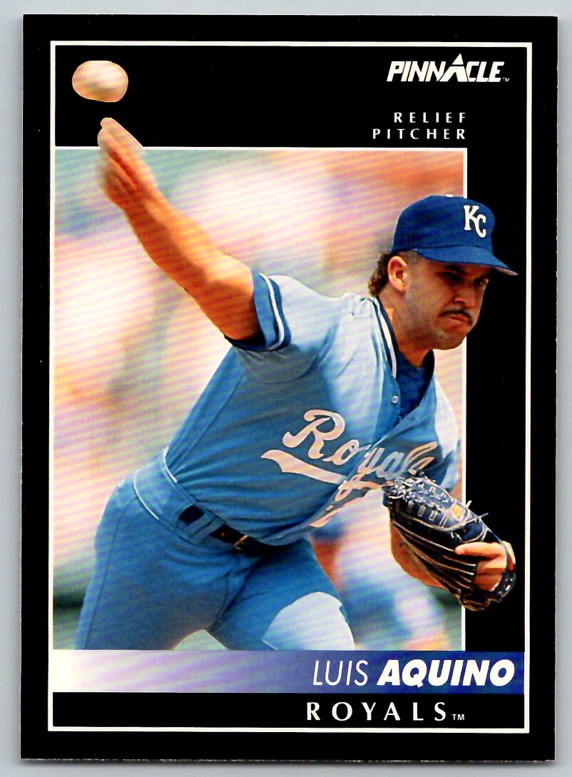 1992 PINNACLE LUIS AQUINO KANSAS CITY ROYALS #454 | eBay