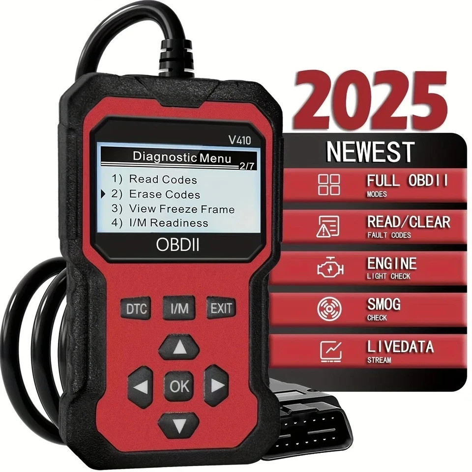 OBD2 Scanner OBD Code Reader Car Check Engine Automotive Fault ...