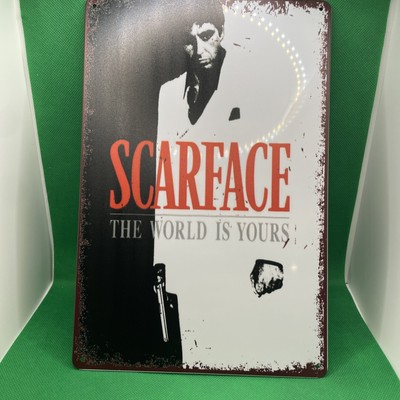 Scarface -The World is Yours-Metal Bar/Man Cave Sign | eBay