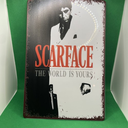 Scarface -The World is Yours-Metal Bar/Man Cave Sign | eBay