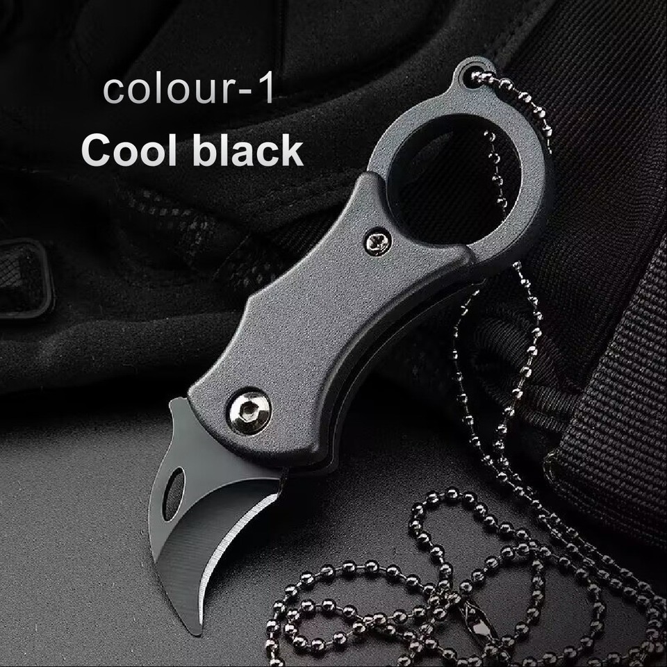 Mini Folding Pocket Knife Keychain Stainless Steel Multi-Functional ...