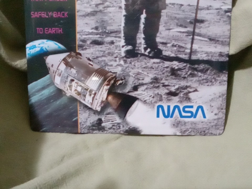 -*(085) NASA Apollo Vintage Commemorative Photo Illustration Mission ...