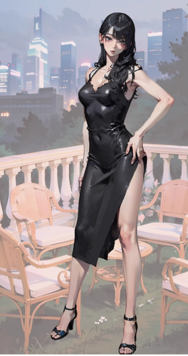 1/64 Resin Black evening gown sexy queen Unpainted | eBay