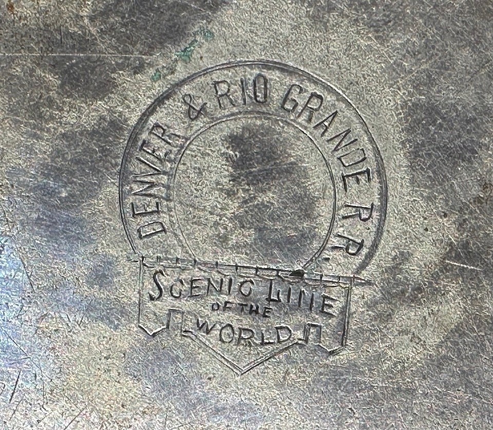 DENVER & RIO GRANDE Scenic Line 6" Reed & Barton Silver Soldered ...