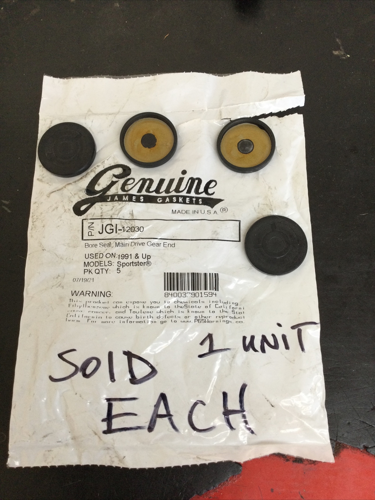 James Gasket - JGI-12030 - Mainshaft Seal, Right Side for sale online ...