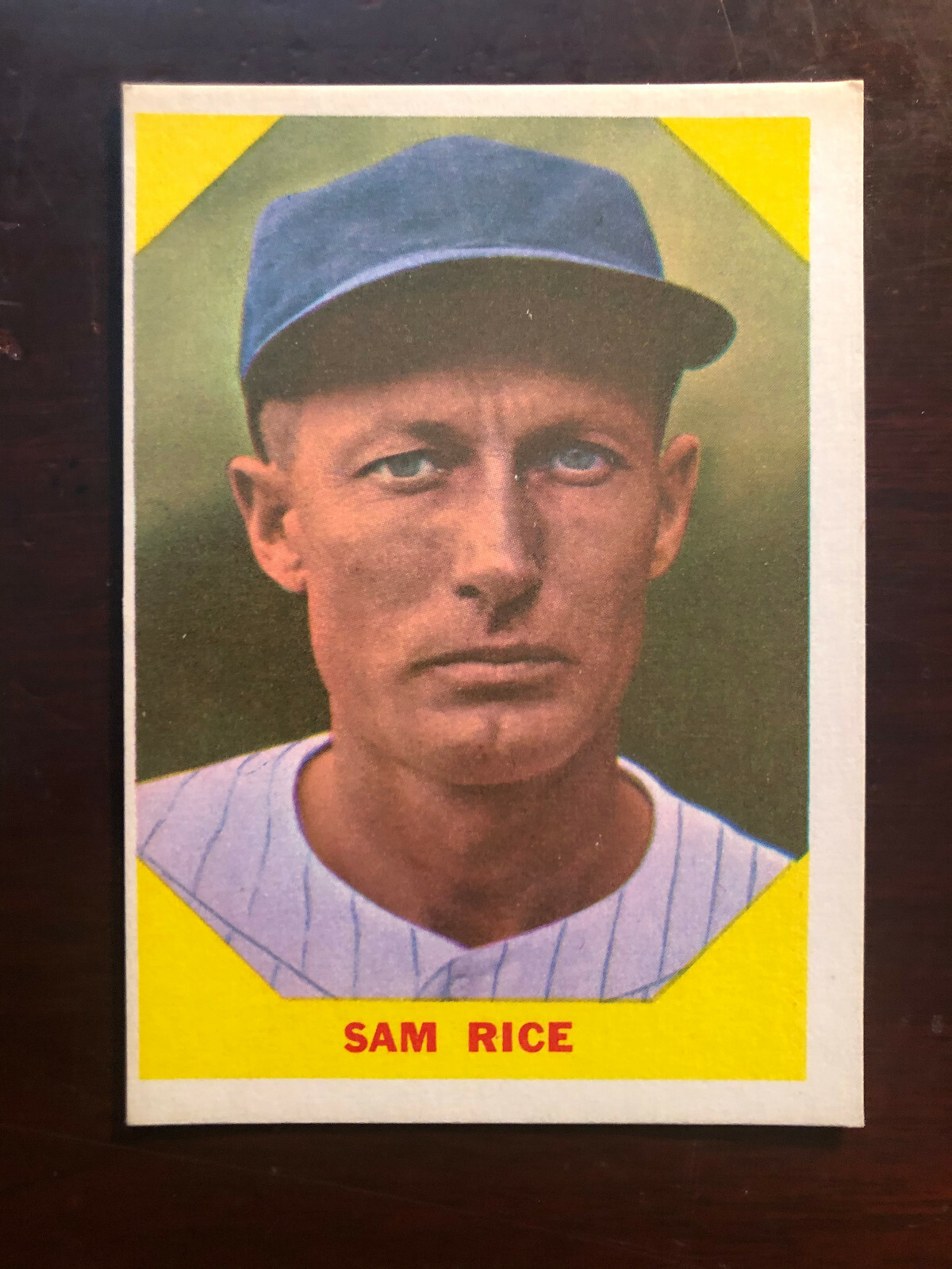 1960 FLEER # 34 SAM RICE BASEBALL GREATS | eBay