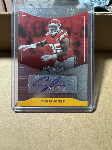 2016 Donruss Signature Series Chris Jones Rookie Auto #225 RC | eBay