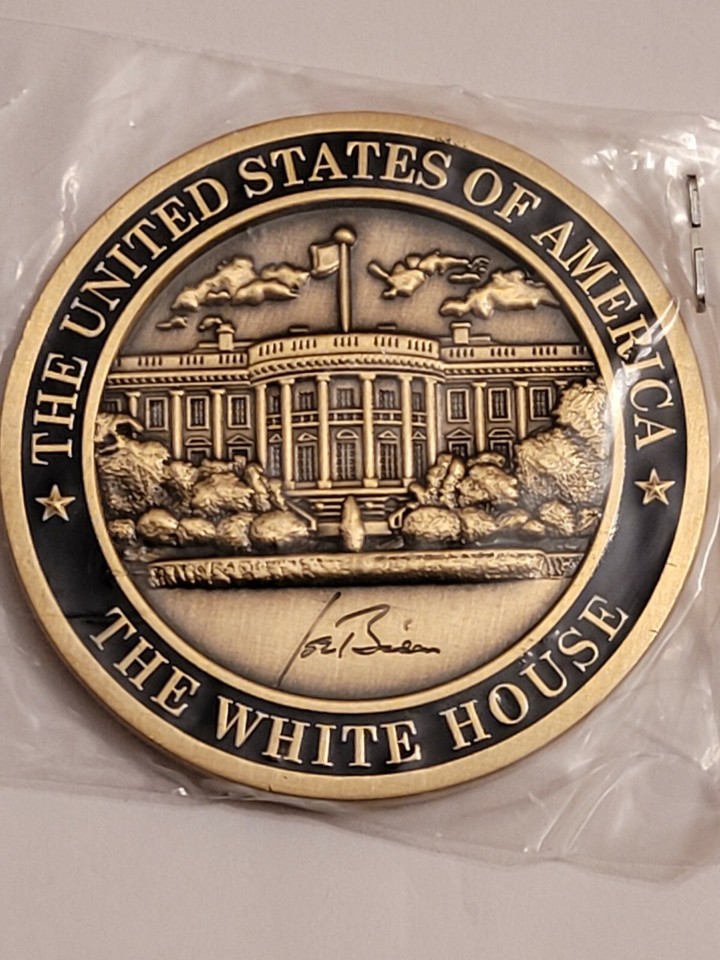 POTUS~ Authentic ~ Joseph R Biden 46th Challenge Coin~ WHMO. 2021 | eBay