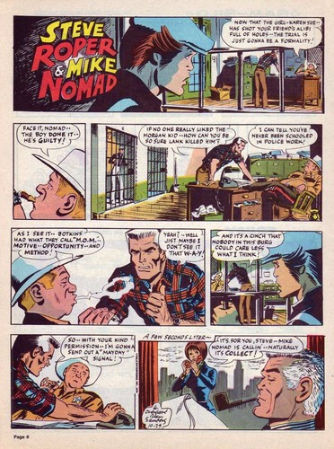 Steve Roper & Mike Nomad - full page color Sunday comic - October 29 ...