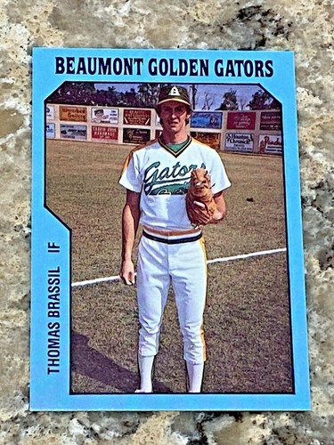 1985 TCMA Thomas Brassil #745 Beaumont Golden Gators Minor League ...
