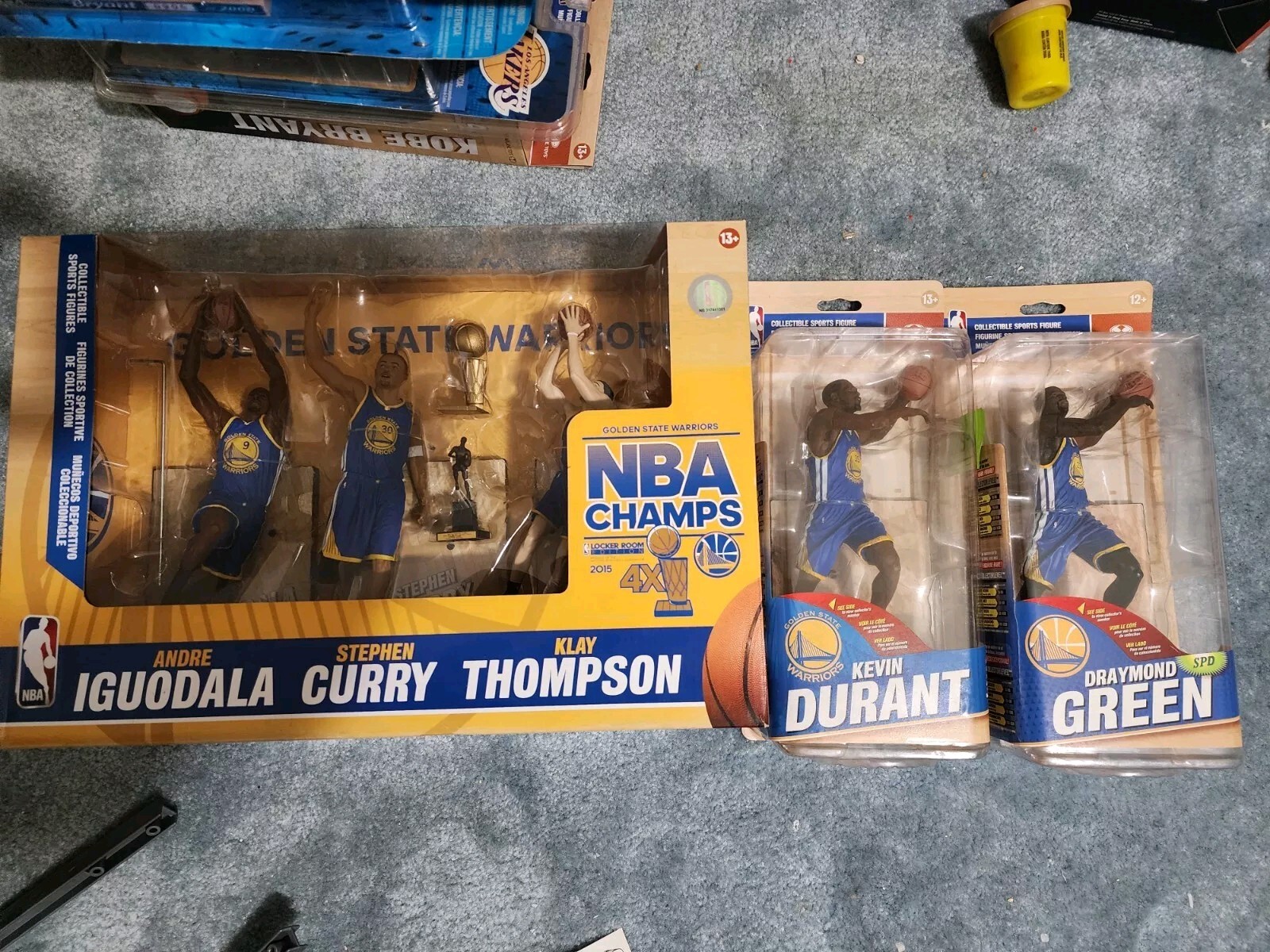 McFarlane NBA Golden State Warriors 3 Pack, Curry, Klay, Igi, Durant ...