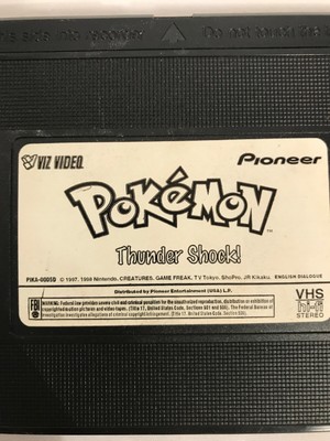 Pokemon Thundershock Vhs