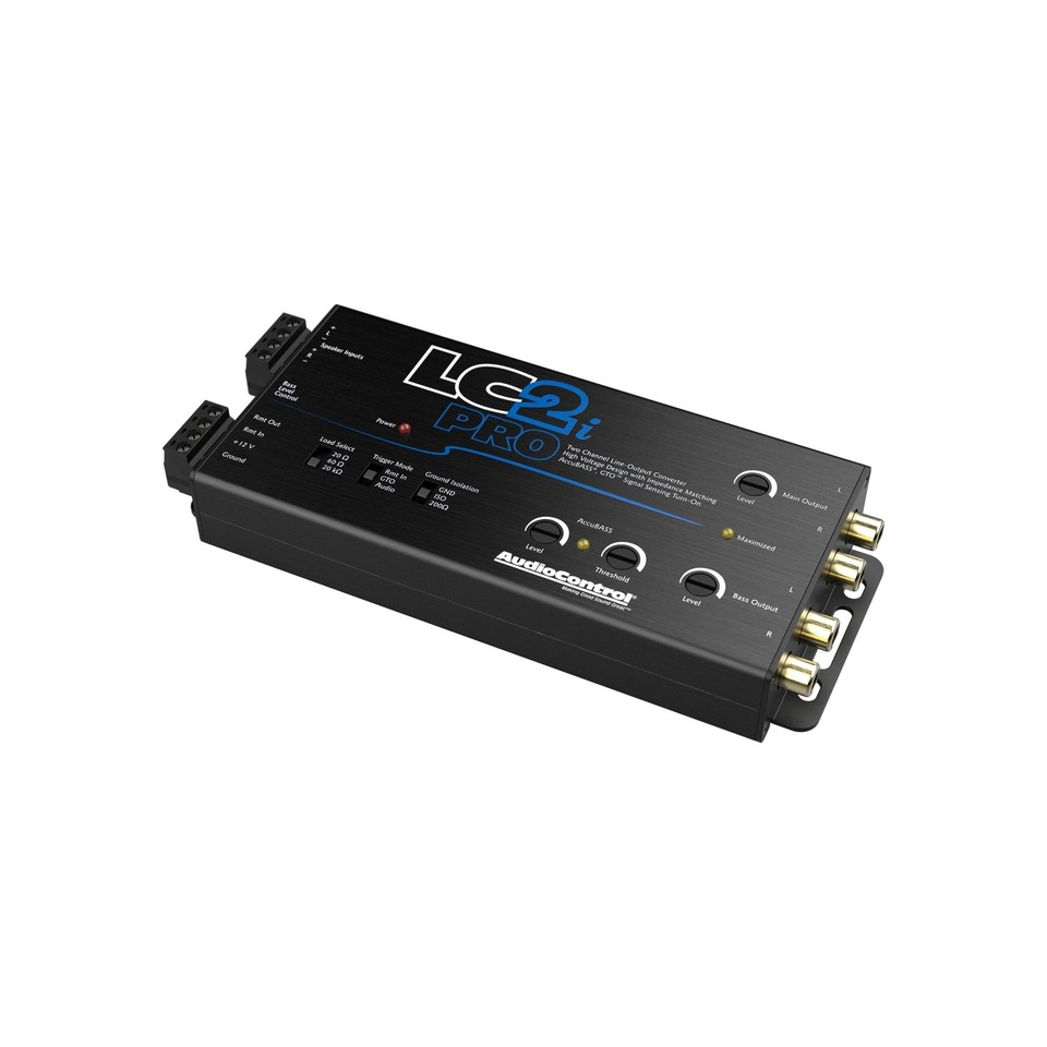 AudioControl LC2i PRO 2-Channel Line Output Converter with Wireless Qi ...