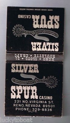 Silver Spur Casino Vintage Matchbook Cover Reno, Nevada | eBay