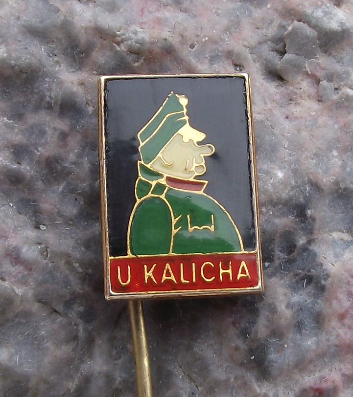 Vintage Good Soldier Svejk Pub Restaurant U Kalicha Hasek Prague Pin ...