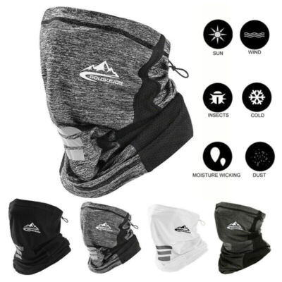 Neck Gaiter Bandana Headband Cooling Face Scarf Shield Head Cover Snood ...