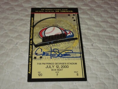 CARLOS PENA SIGNED AUTOGRAPHED 2000 DOUBLE A ALL STAR GAME FULL MINT ...