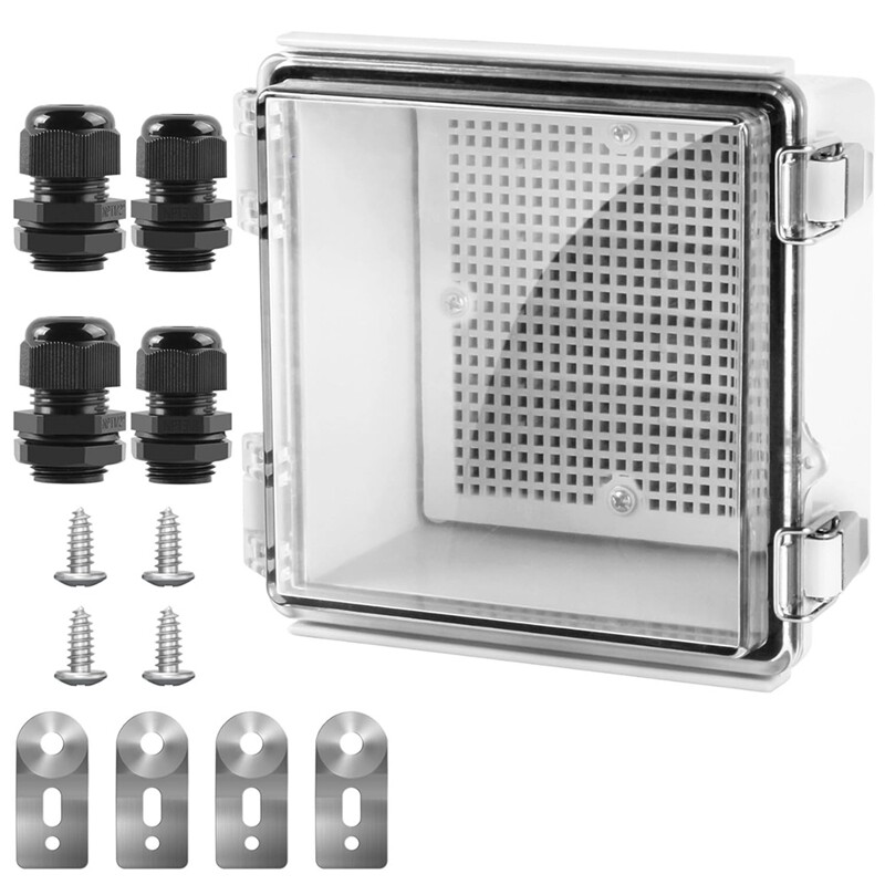 Waterproof ABS Plastic Outdoor Project Branch Box, Weatherproof, 6702 ...
