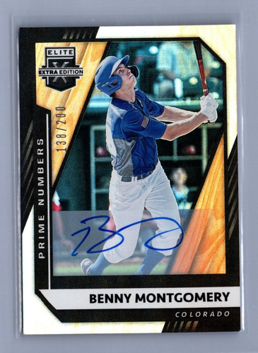 2021 Elite Extra Edition Prime Numbers A Signatures /200 Benny ...