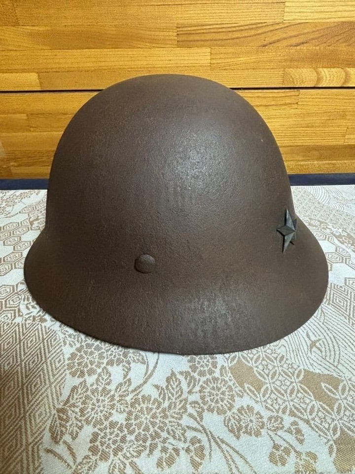 Japanese Army Iron Helmet Star Marked WWII Military Helmet Antique from ...