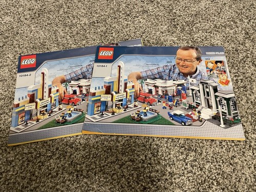 Lego Set 10184 Town Plan 100% Complete W/ Two Instruction Books. No ...
