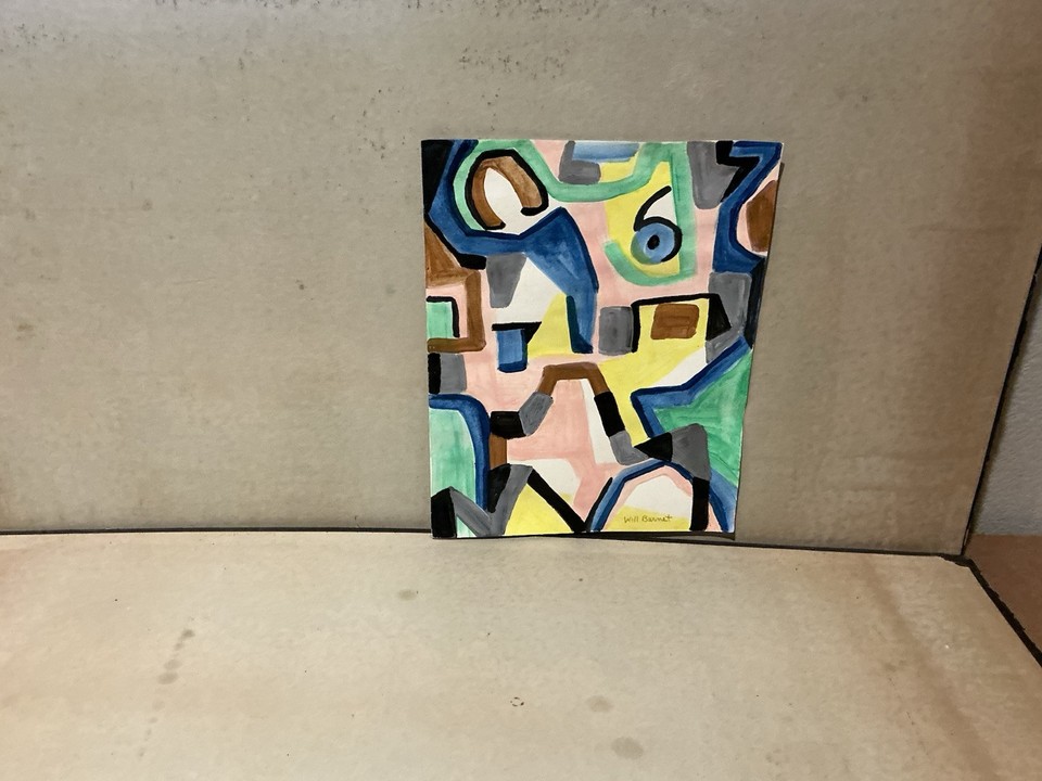 Vintage Abstract Study Signed - Will Barnet | eBay