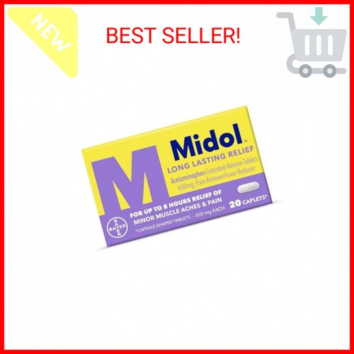 Midol Long Lasting Relief 20ct: Midol Long Lasting Relief, Menstrual ...