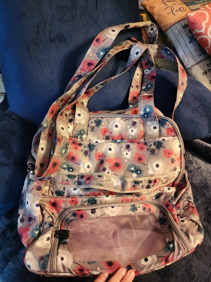 LUG BUMPER Bag Overnight Weekender Travel Bag Zippered EUC | eBay