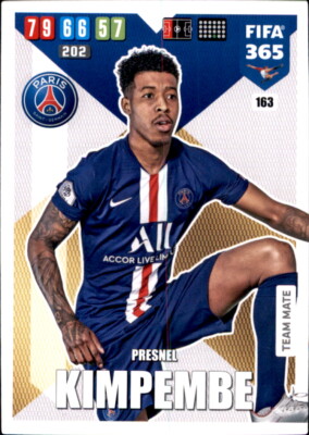 Panini Fifa 365 2020 Karten Cards 163 - Presnel Kimpembe - Basis Karte ...