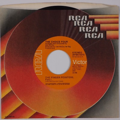 THE CHOICE FOUR: The Finger Pointers ’74 RCA Funk Soul Disco 45 NM- | eBay