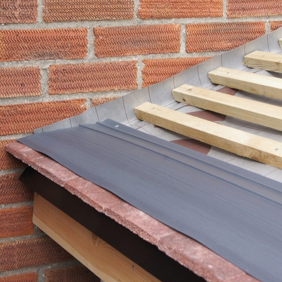 Permavent Plain Easy Grey 220mm x 1237mm for Low Pitch Roofing Tiles ...