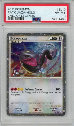 2011 Pokemon Call of Legends Rayquaza Holo #SL10 Graded PSA 9 NM-MT | eBay