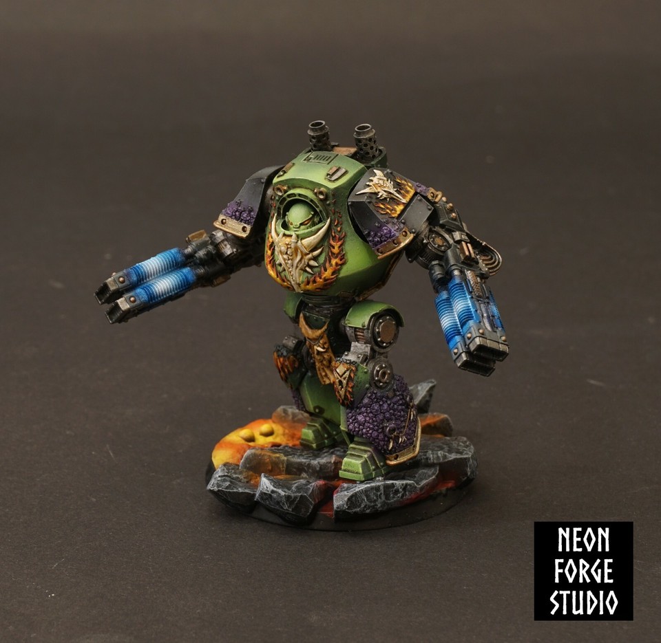 WH40K Space Marines Army Commission Dreadnought Eradicators Salamanders ...
