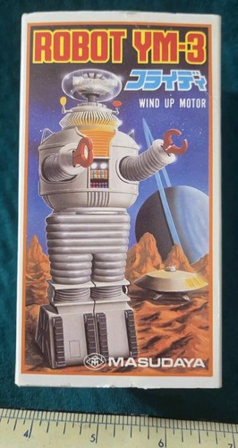 Vintage Type Tin Wind Up Robot YM-3 Made By Masudaya NIB | eBay