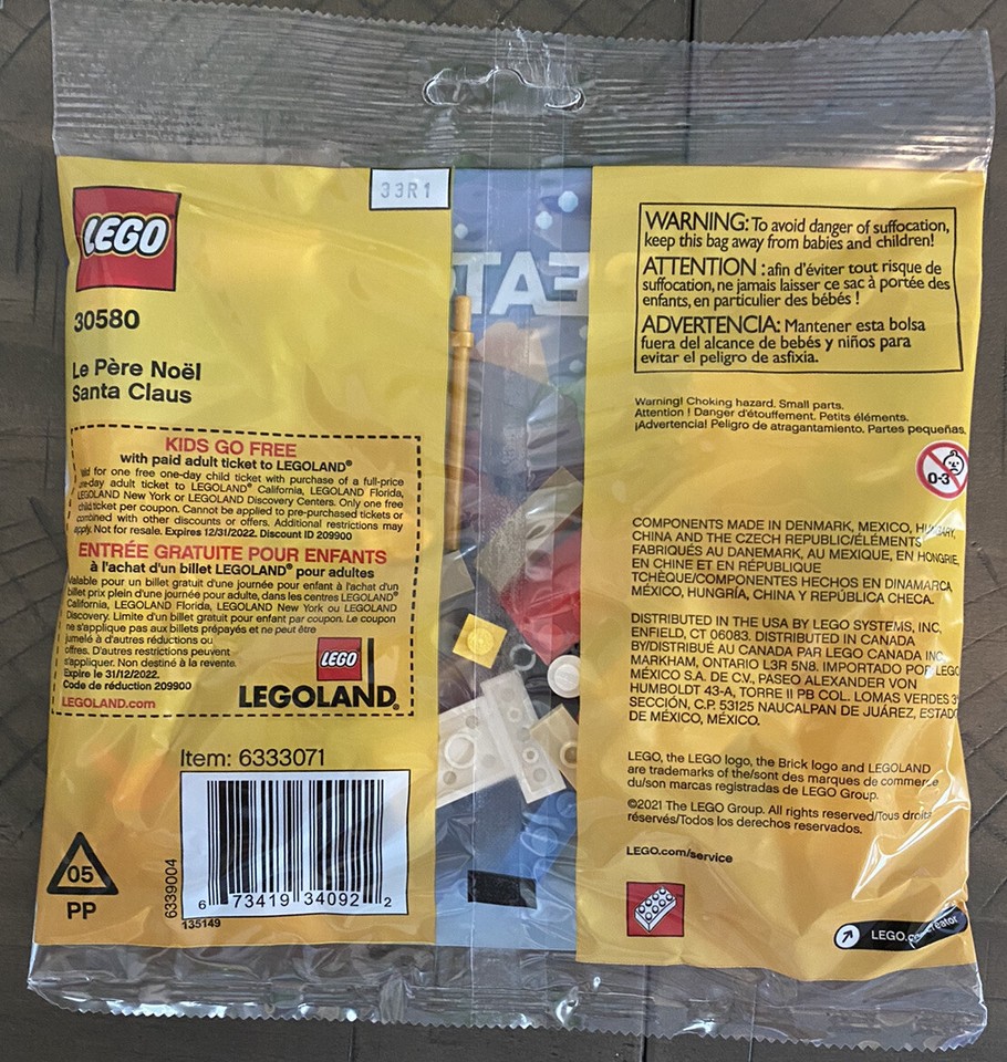 LEGO 30580 Creator Santa Claus Polybag Fast Shipping 673419340922 | eBay