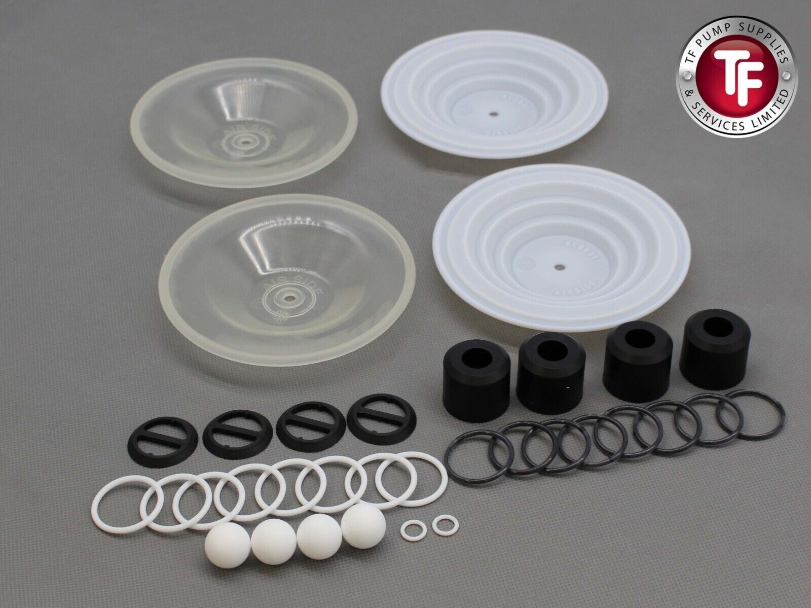 Graco D05911 Wet End Service Kit (Polypropylene/PTFE) For Husky 515 ...