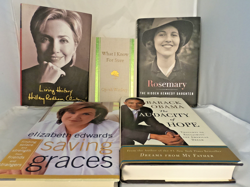 Liberal Icons, Lot of 5 books: Obama, Clinton, Kennedy, Edwards and ...